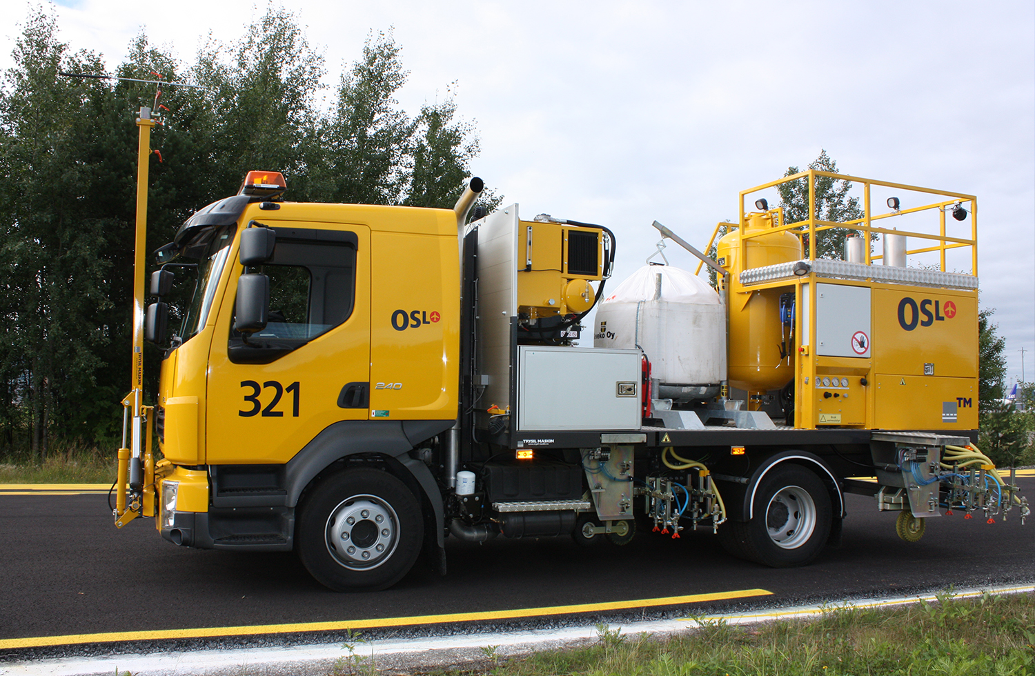 Paintliners for road marking - Trysil RMM